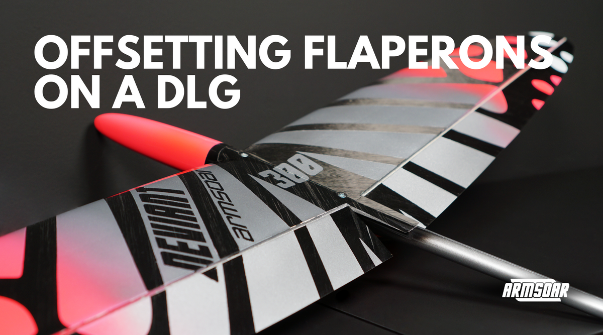 Offsetting flaperons on a DLG – ArmSoar
